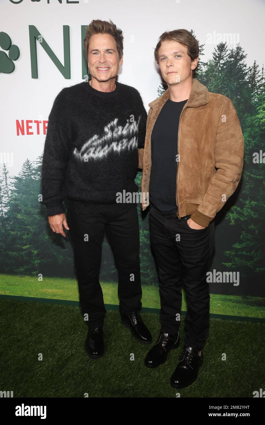 Los Angeles, Ca. 11th Jan, 2023. Rob Lowe and John Owen Lowe at the LA ...