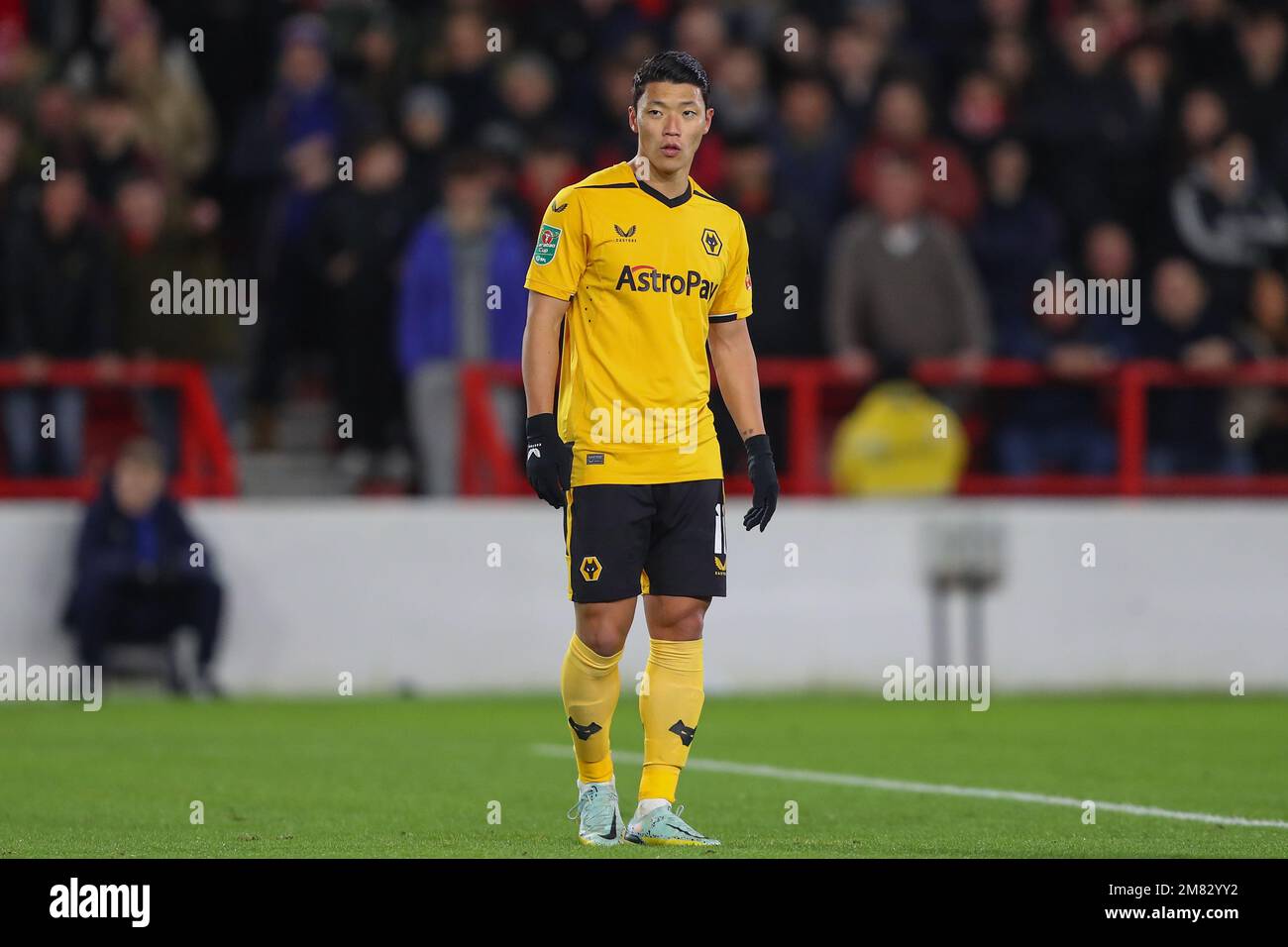 Hwang Hee-Chan #11 of Wolverhampton Wanderers during the Carabao Cup ...