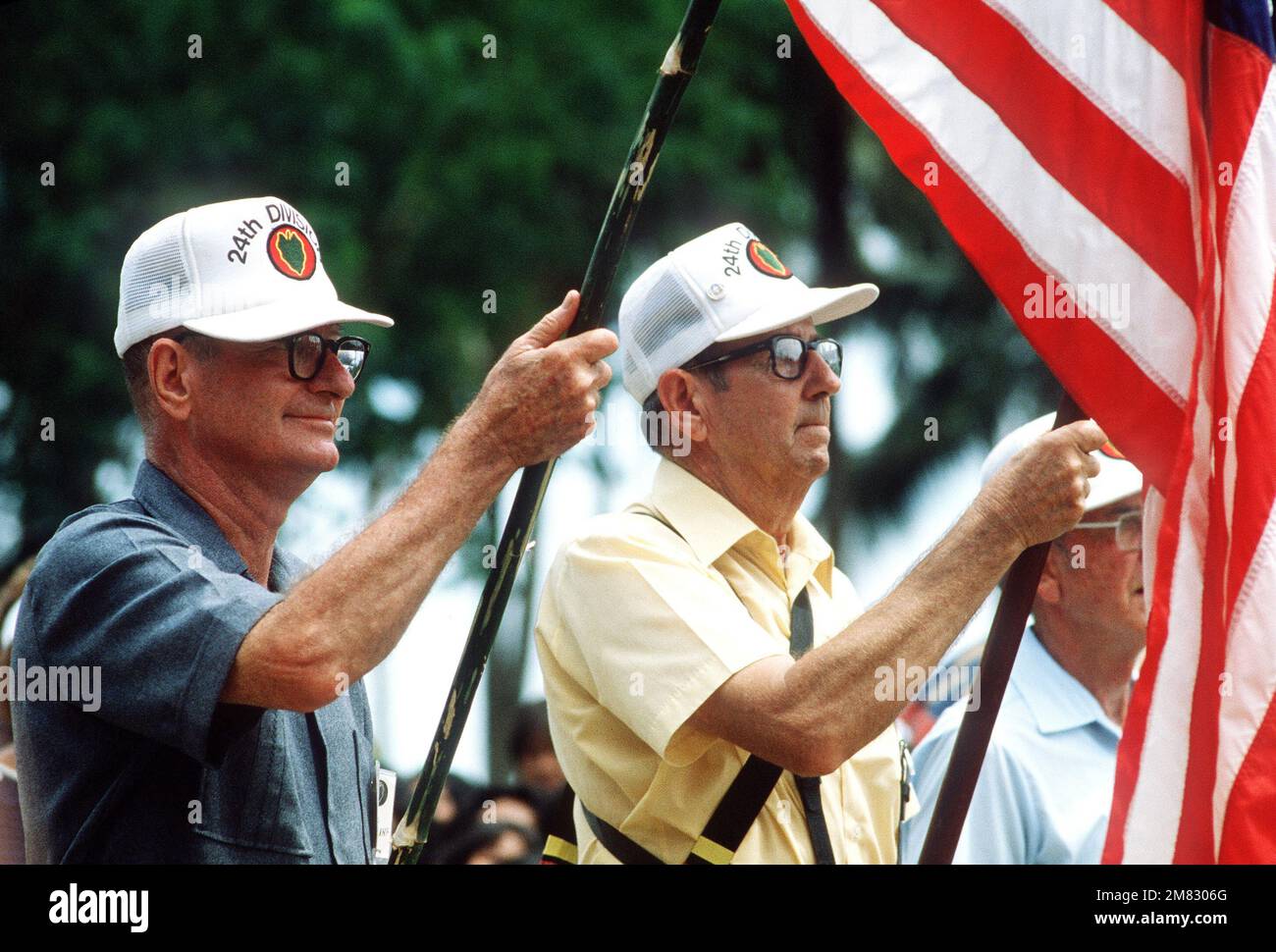 Veterans of the 24th Division, who participated in General MacArthur's ...