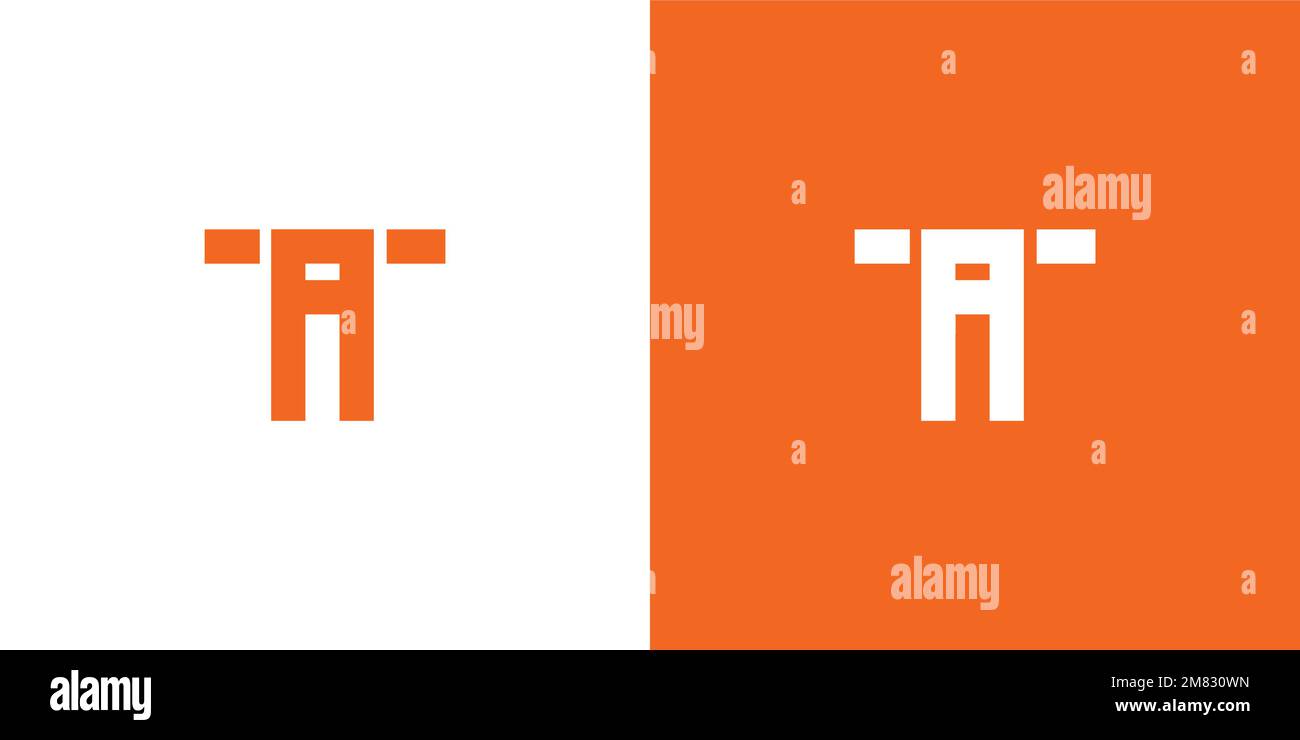 Cool and modern TA logo design Stock Vector Image & Art - Alamy