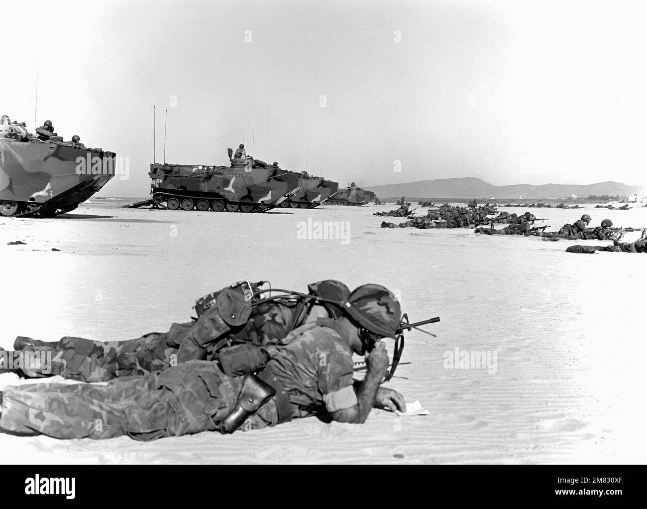 Amphibious landing vehicle tracked Black and White Stock Photos ...