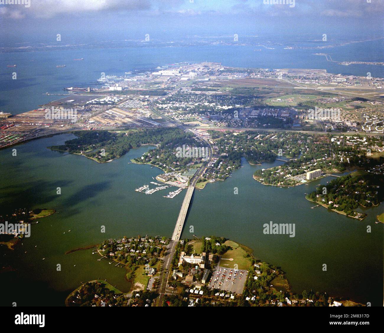 Norfolk naval base aerial hi-res stock photography and images - Alamy