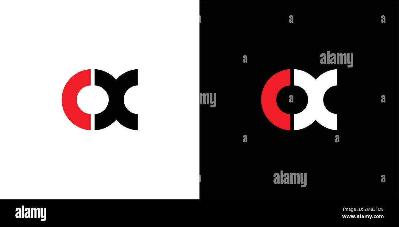 Modern and strong letter CX initials logo design Stock Vector Image ...