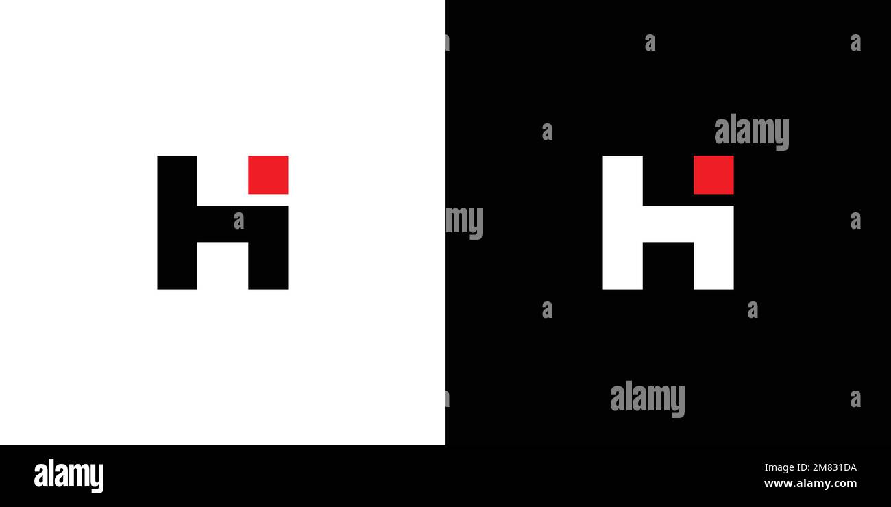 Modern and strong letter H initials logo design 2 Stock Vector Image ...