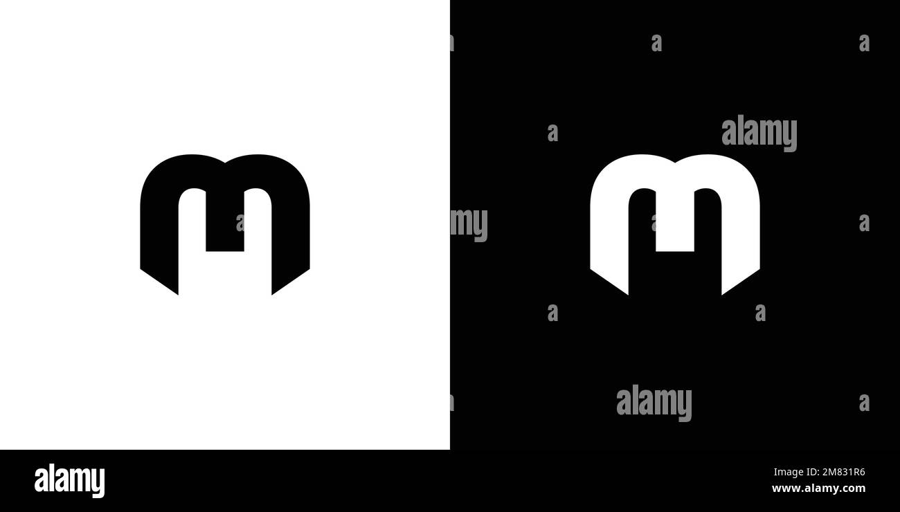 Modern and unique letter M initials logo design Stock Vector Image ...