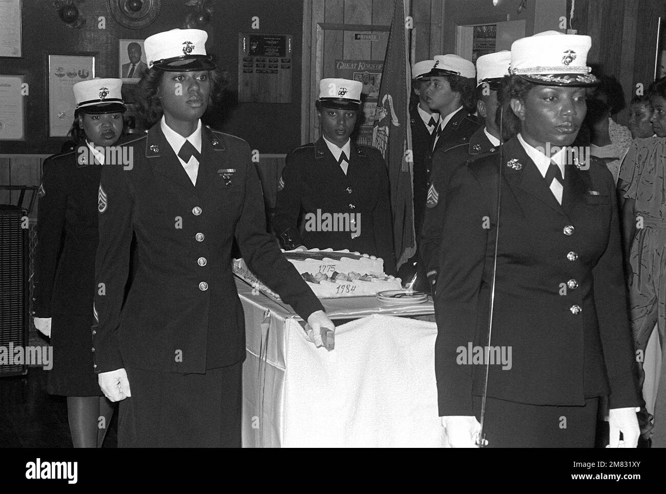 The first black woman Marine cake detail at the Monfort Point Marine ...