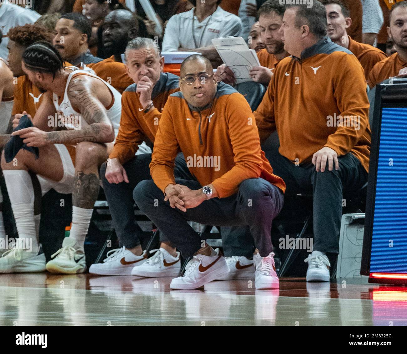 Texas, USA. 11th Jan, 2023. Acting head coach Rodney Terry of the Texas ...
