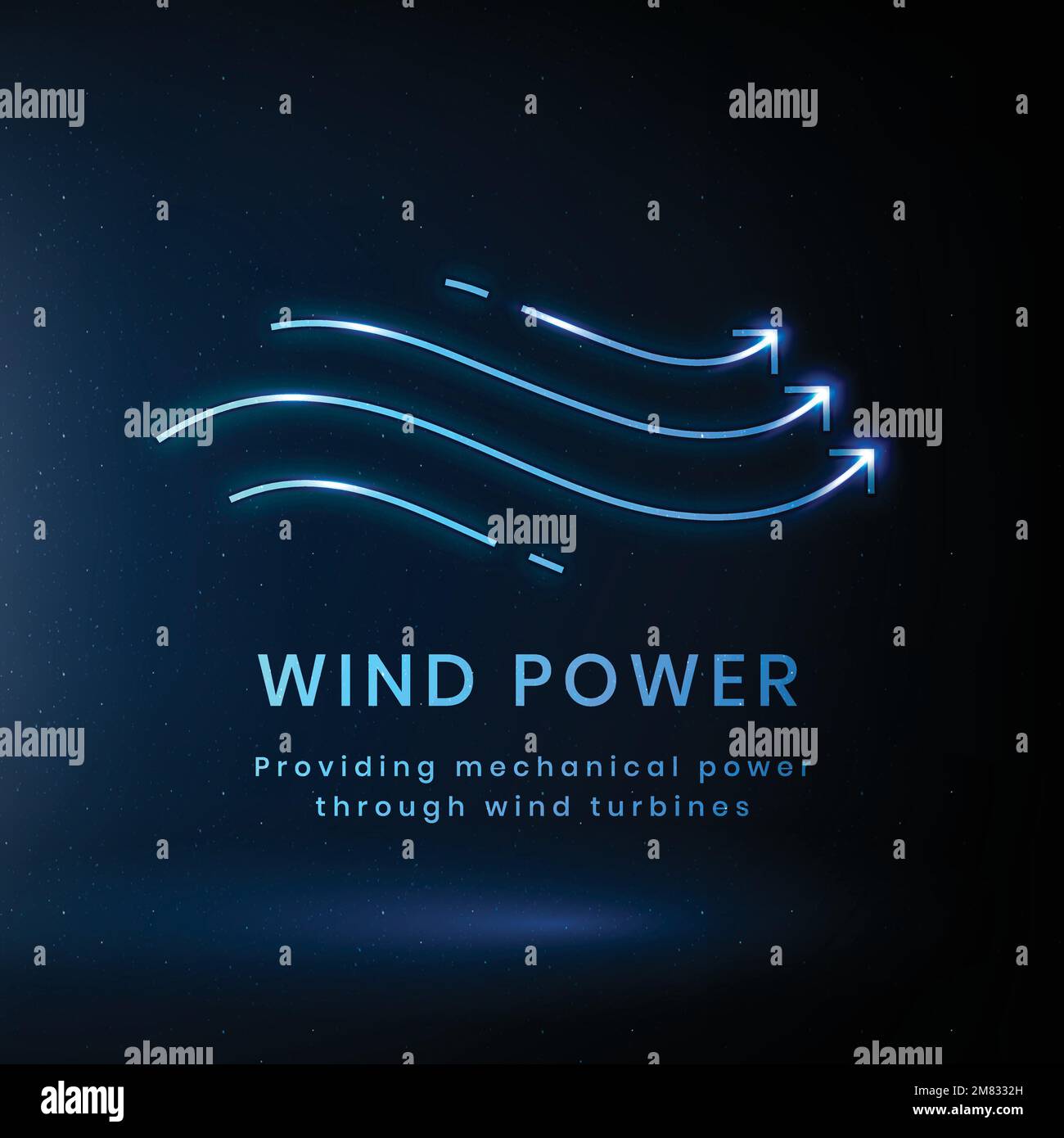 Wind power environmental logo vector with text Stock Vector Image & Art ...