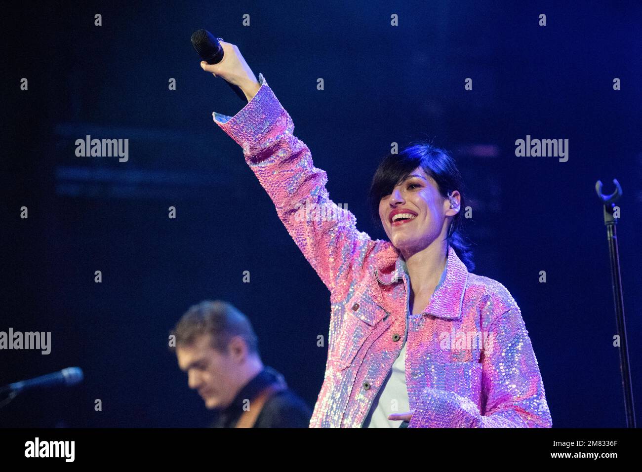 Paris, France, January 11, 2023, Exclusive.Jennifer Ayache performs ...