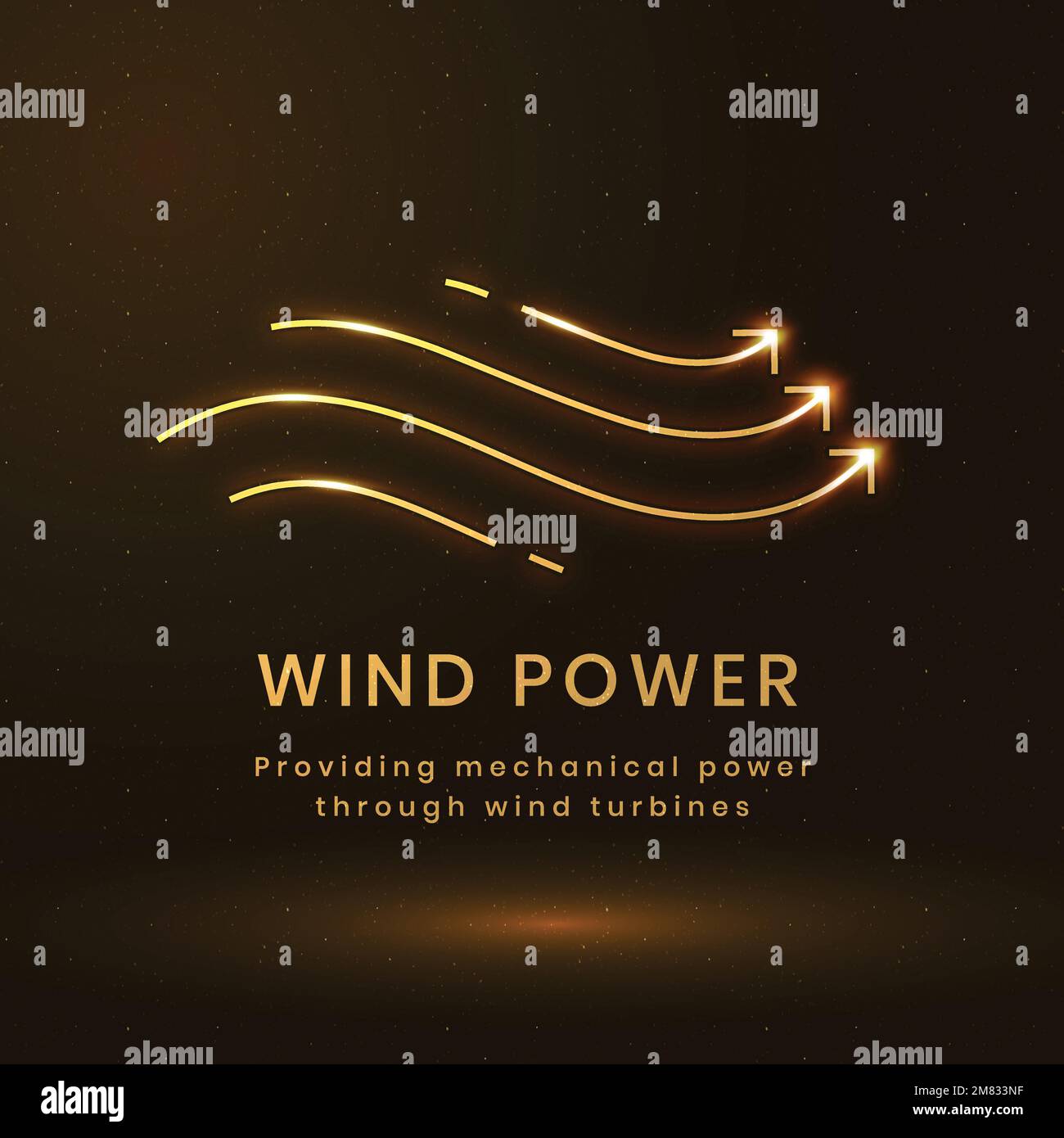 Power through wind Stock Vector Images - Alamy