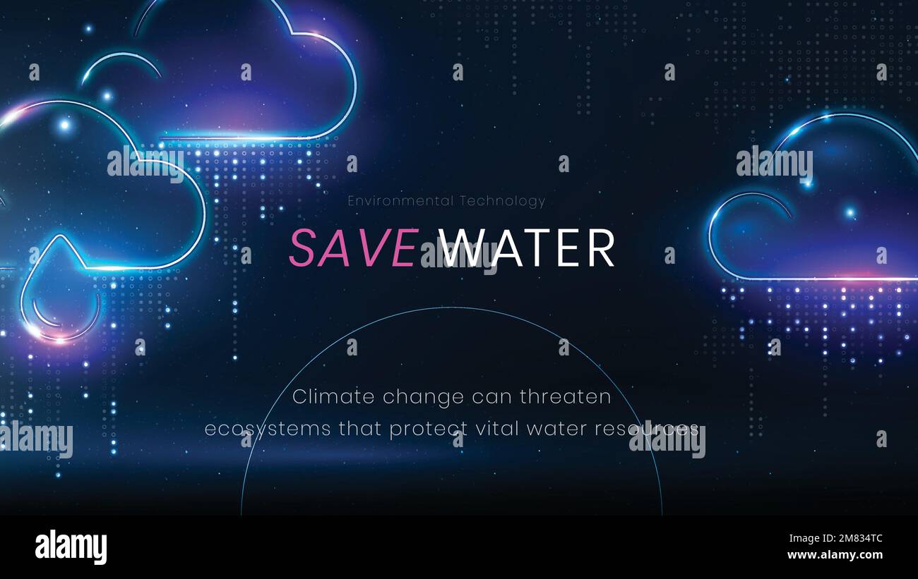 Save water environment template vector Stock Vector Image & Art - Alamy