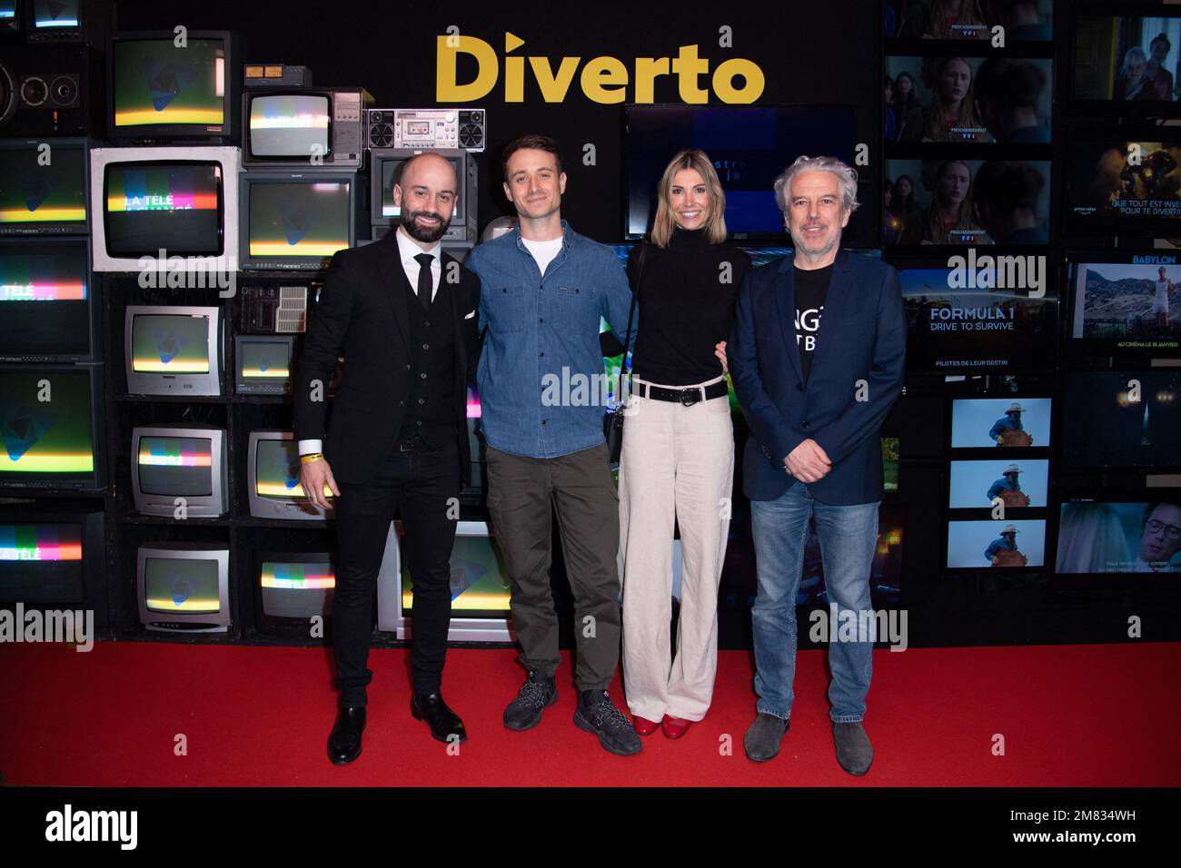 Paris, France, January 11, 2023, Exclusive.A guest, Hugo Clement ...