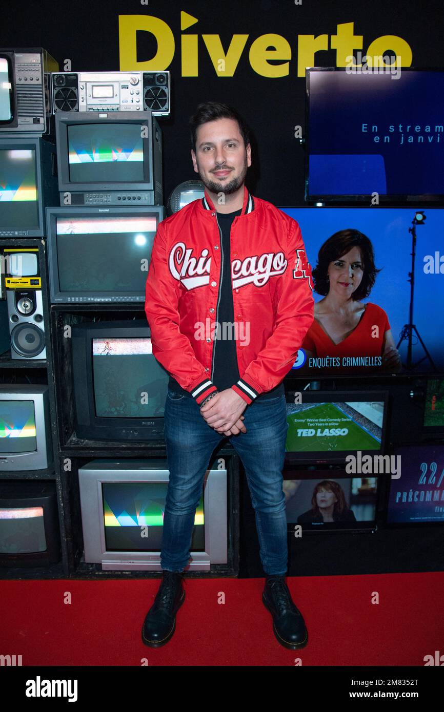 Paris, France, January 11, 2023, Exclusive.Maxime Gueny attending the ...