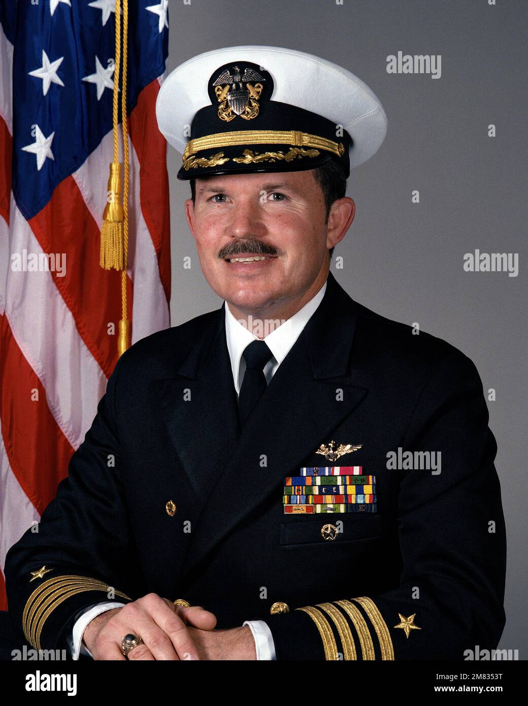 Commodore James E. Eckelberger, USN (covered). Country: Unknown Stock ...