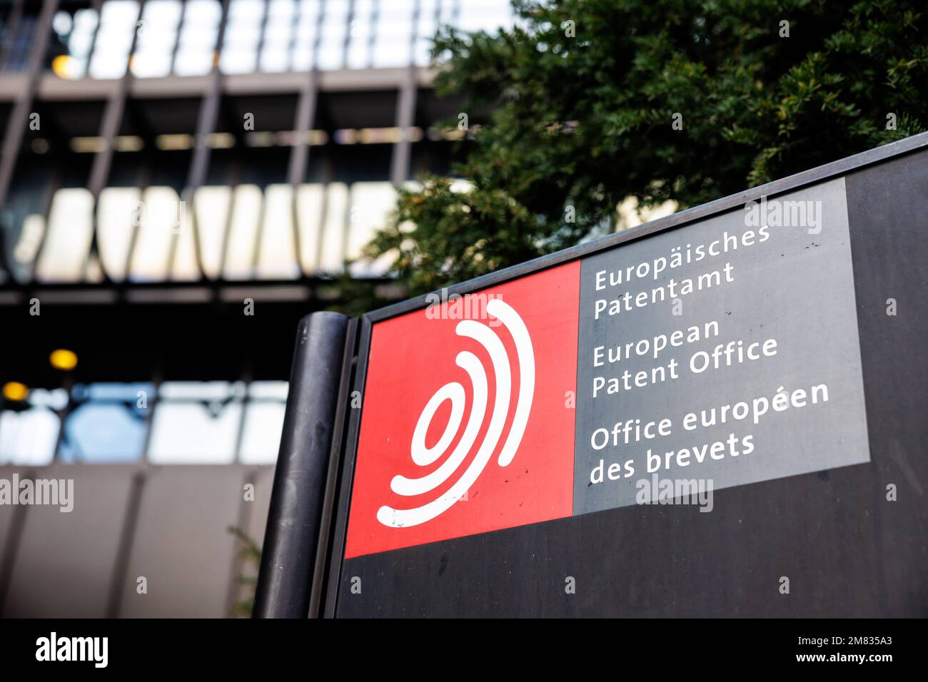 Munich, Germany. 10th Jan, 2023. The logo with the trilingual lettering ...