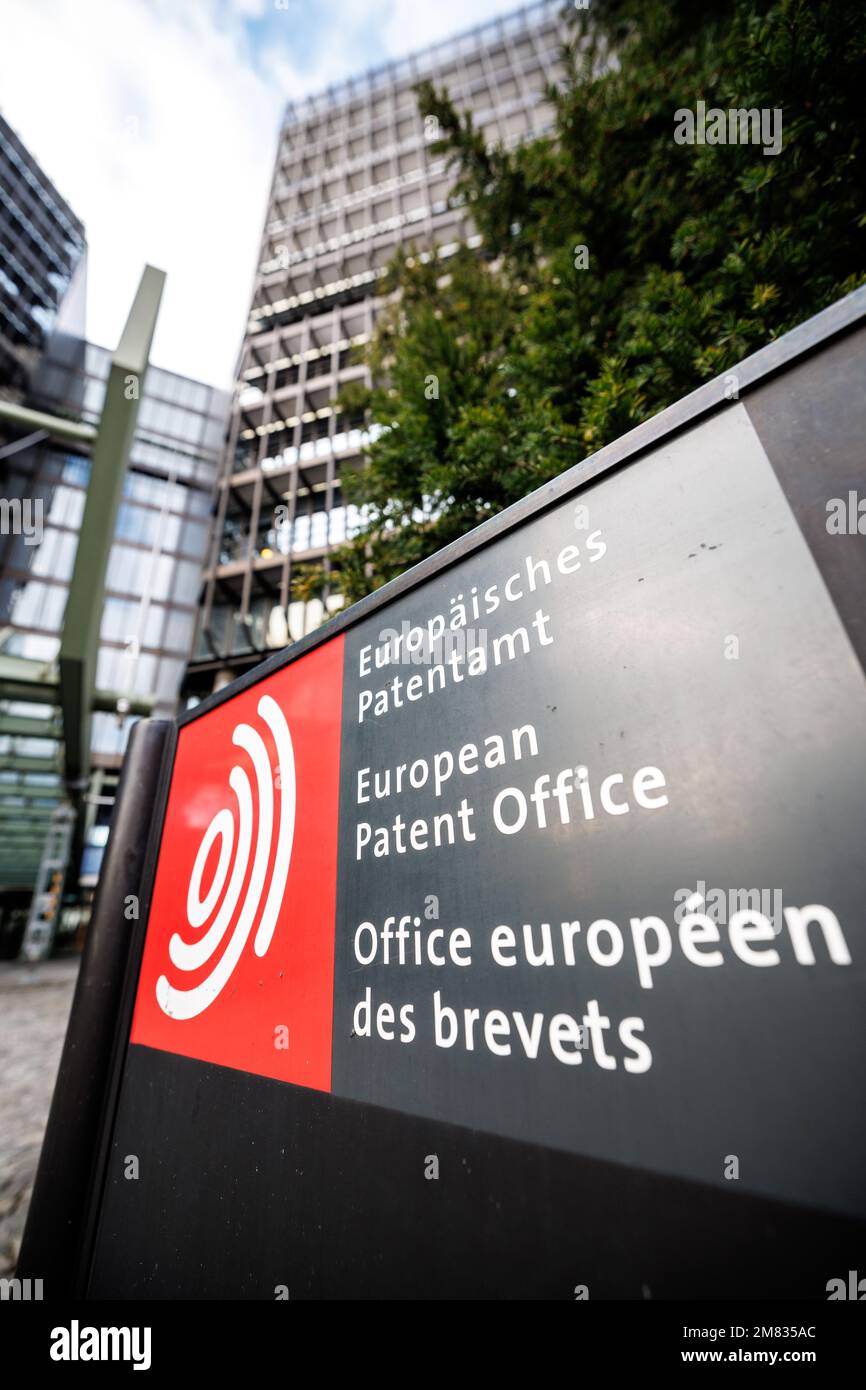 Munich, Germany. 10th Jan, 2023. The logo with the trilingual lettering ...