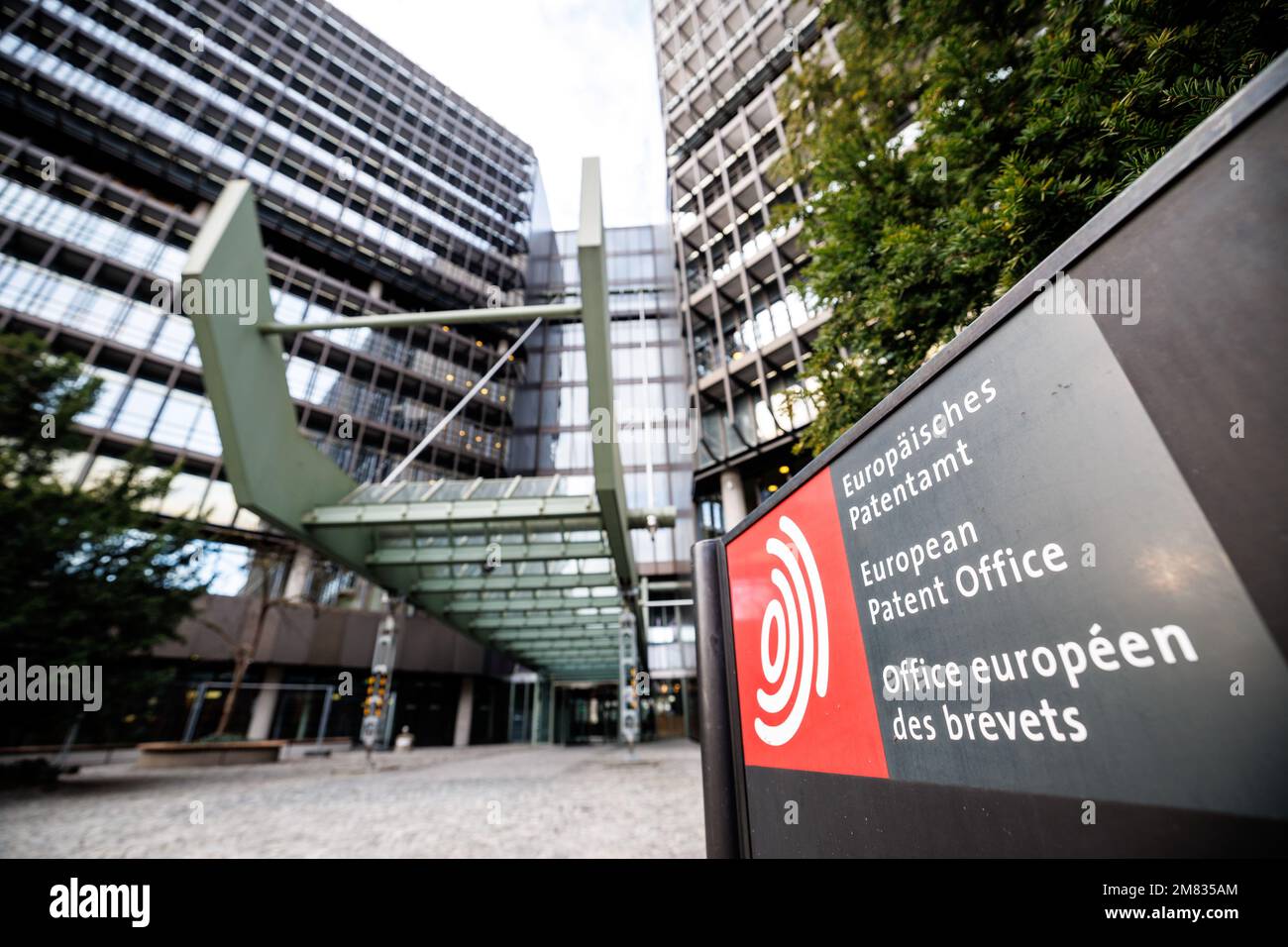 Munich, Germany. 10th Jan, 2023. The logo with the trilingual lettering ...