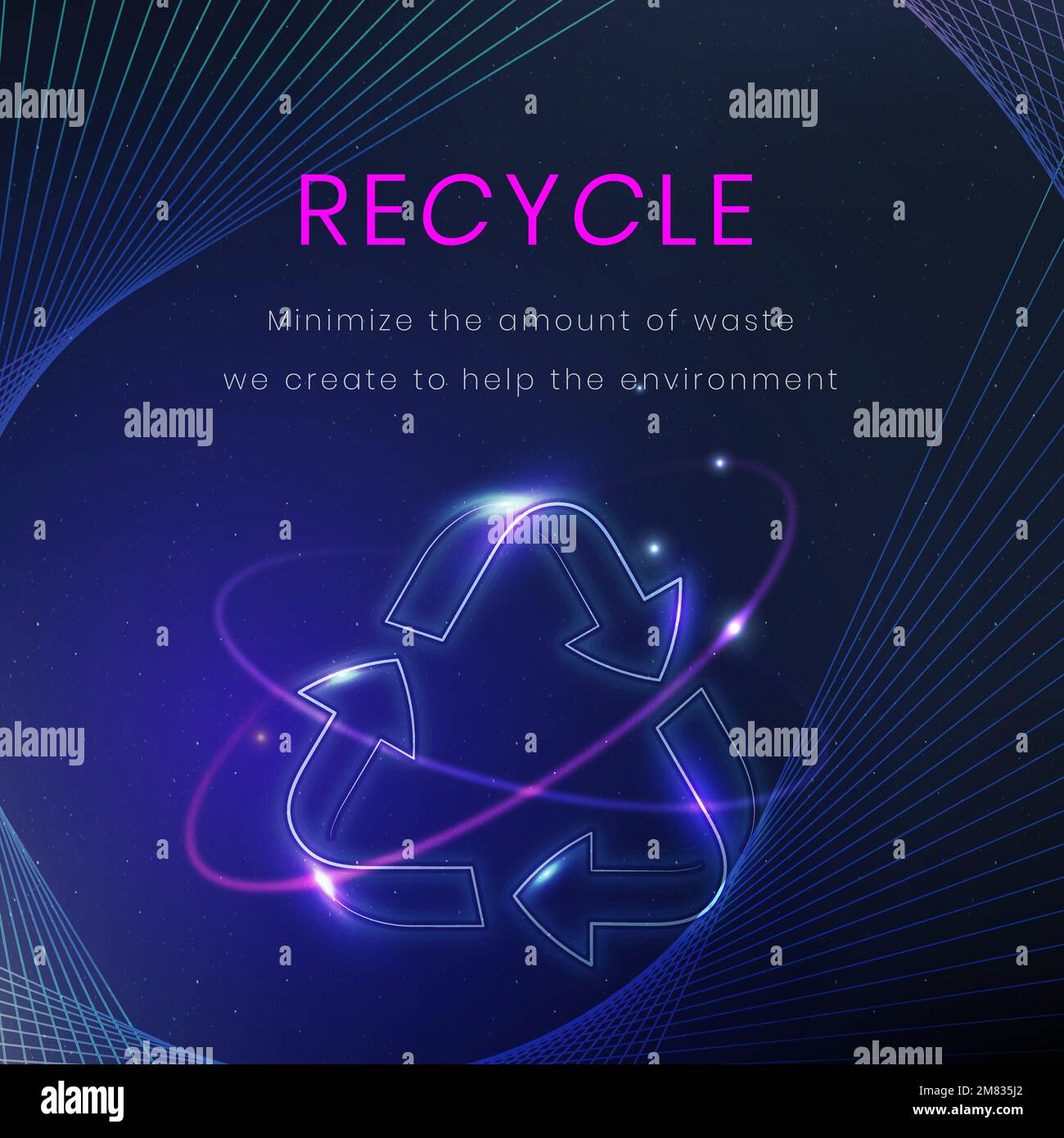 Recycle environment banner template vector Stock Vector Image & Art - Alamy