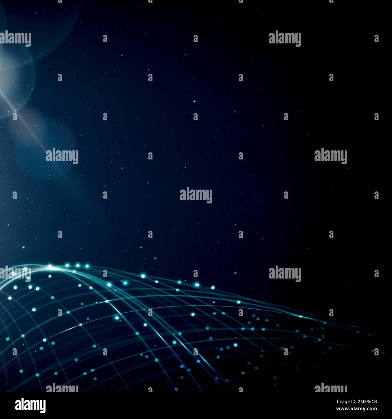 Internet networking technology background vector with blue digital wave Stock Vector Image & Art ...