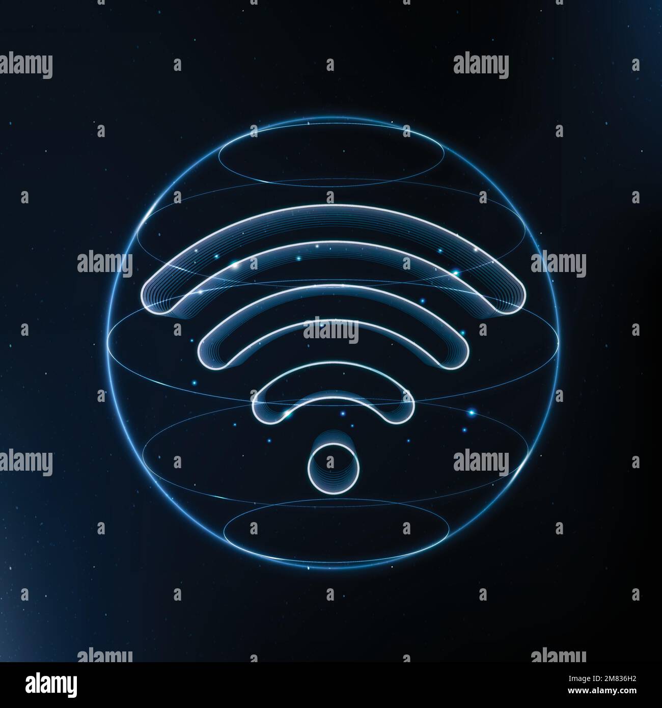 Gradient wifi hi-res stock photography and images - Alamy
