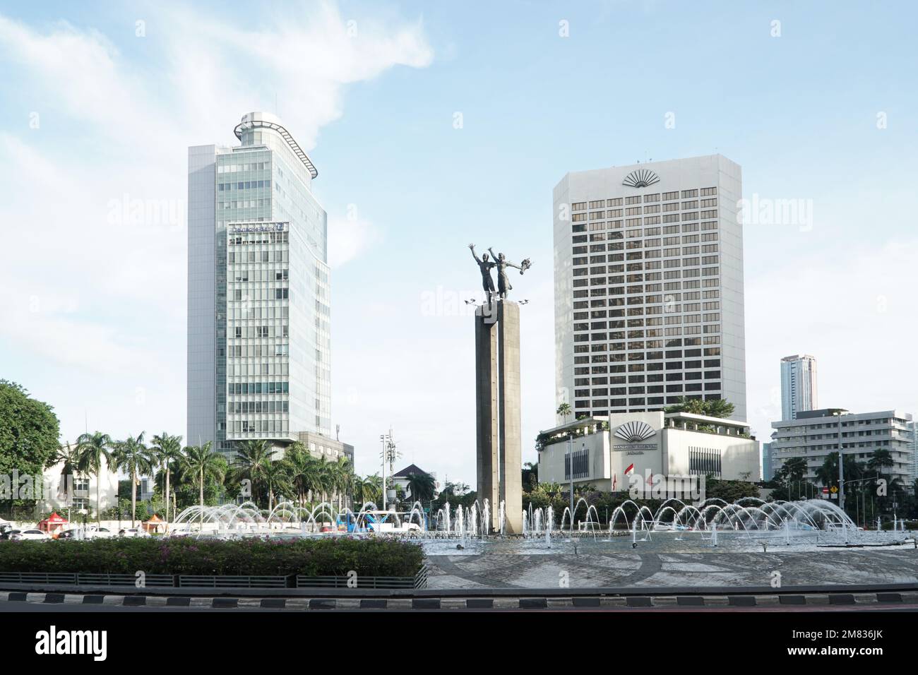 Jakarta, Indonesia; Selamat Datang Statue or Welcoming Statue/monument ...