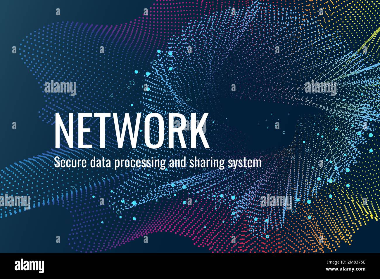 Network connection technology template vector in dark blue tone Stock Vector Image & Art - Alamy