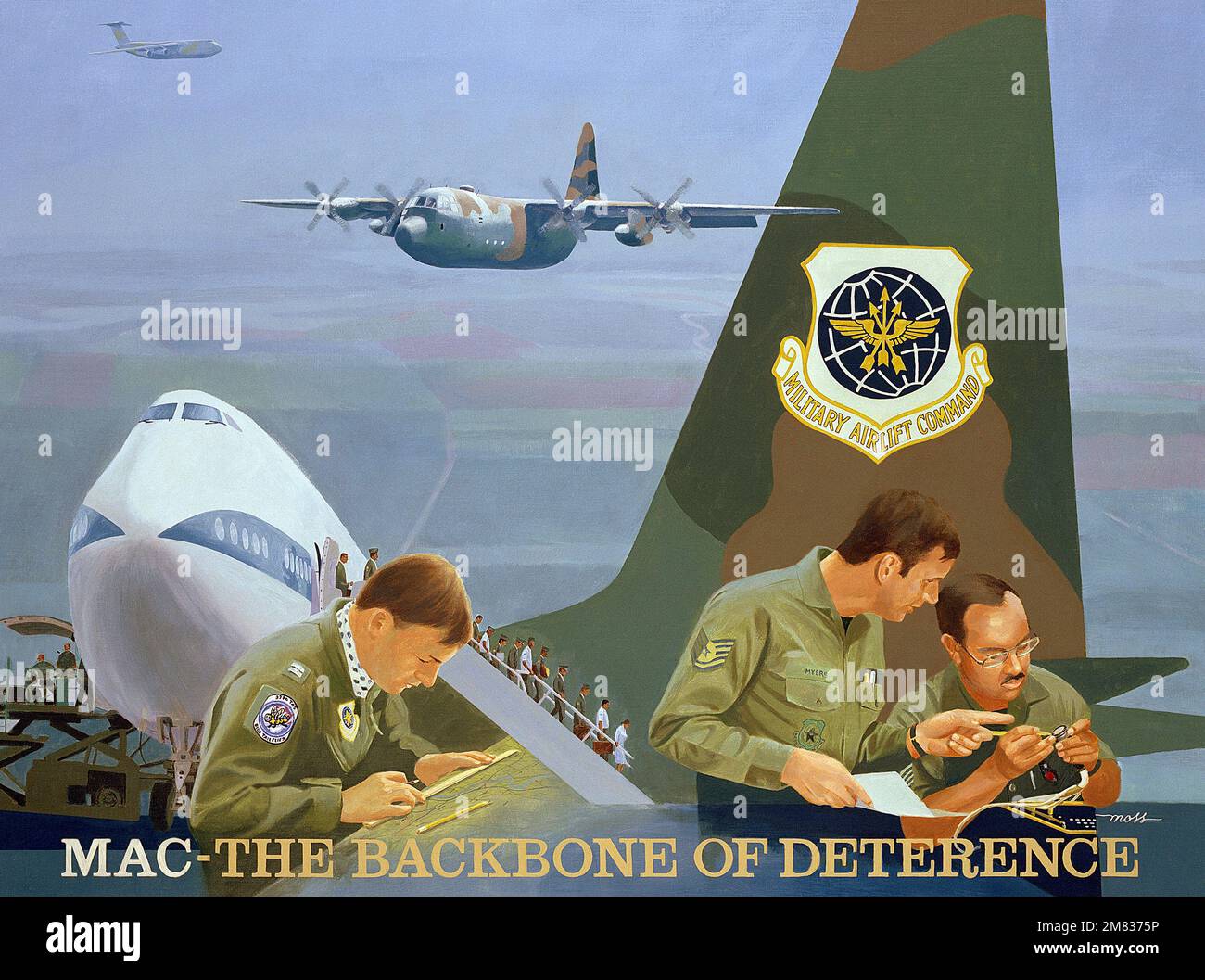 Artwork: "MAC - The Backbone of Deterence". Artist: Don Moss. Country ...