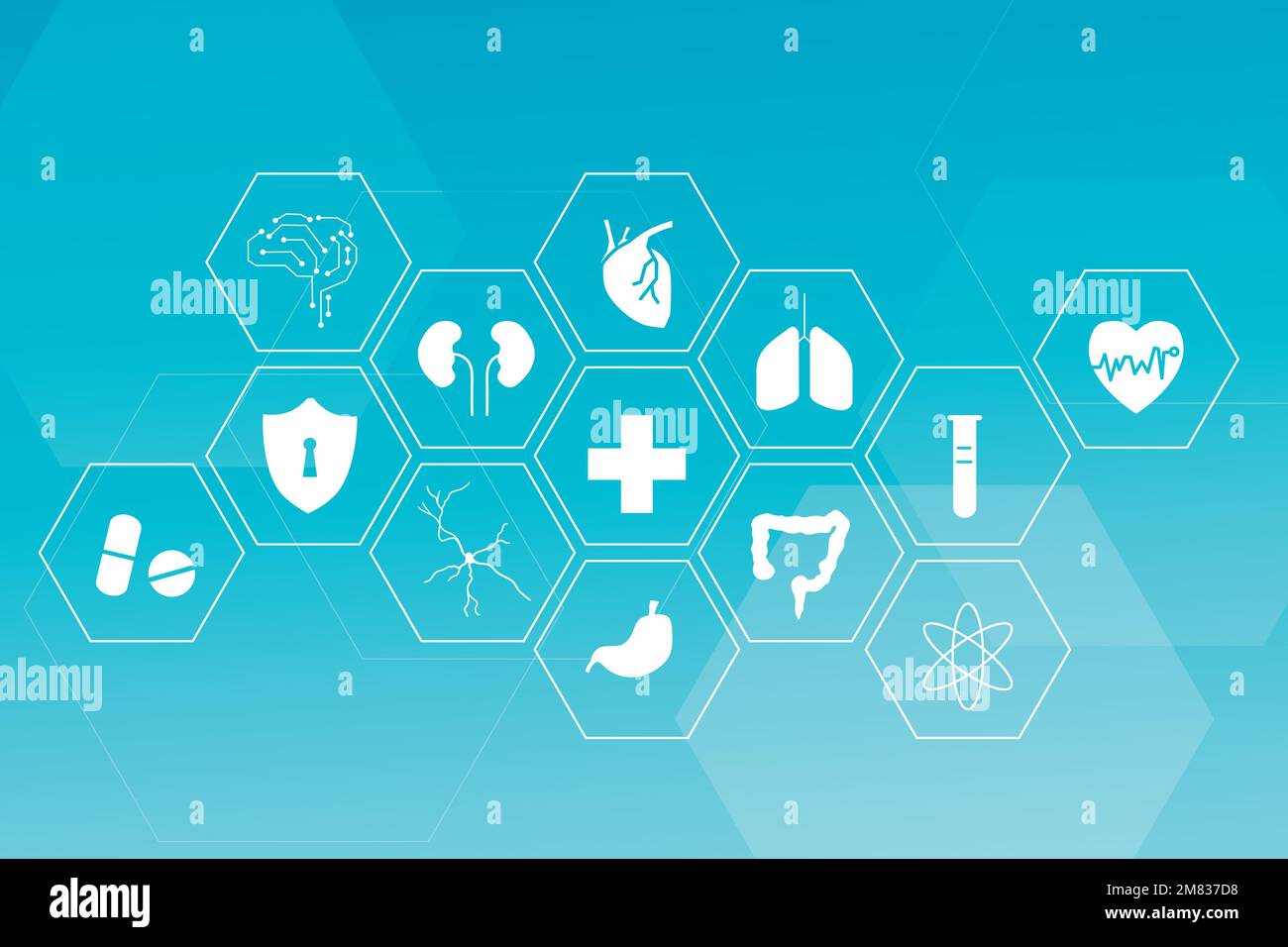 Medical technology vector icon set for health and wellness Stock Vector ...