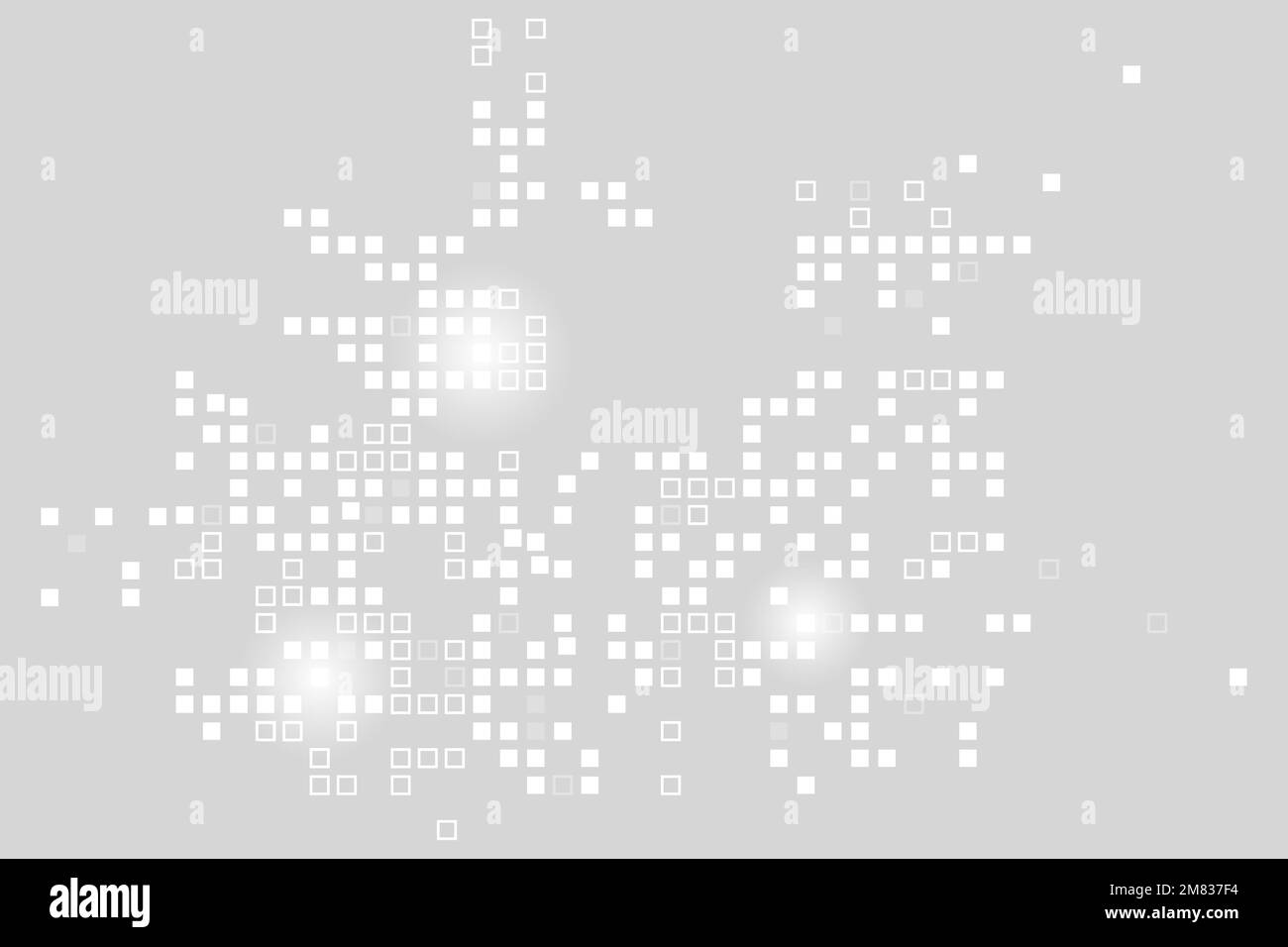 Technology background vector with white pixel pattern Stock Vector ...