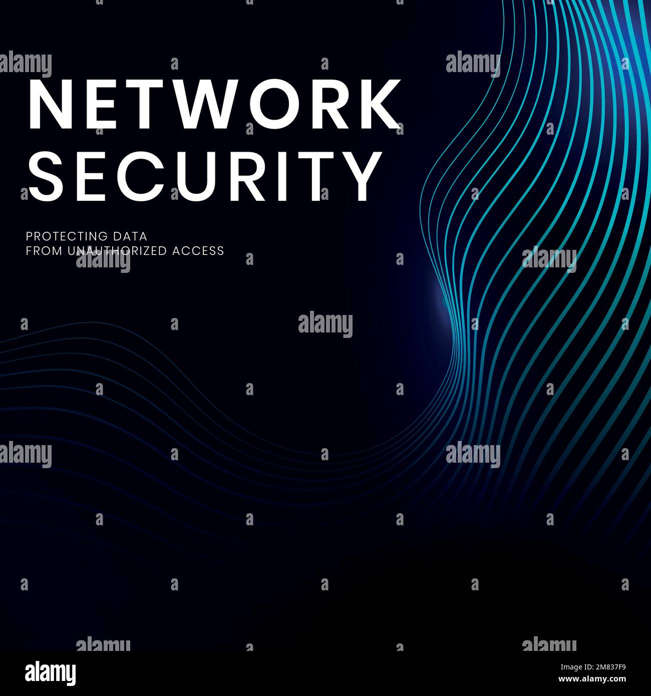 Network Security Technology Template Vector With Digital Background Stock Vector Image And Art Alamy