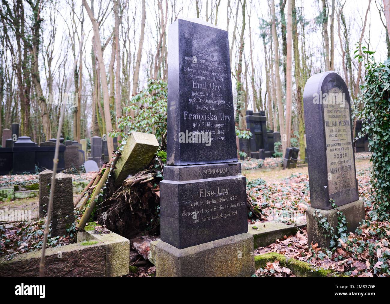 Berlin, Germany. 11th Jan, 2023. "Else Ury" is inscribed on the ...