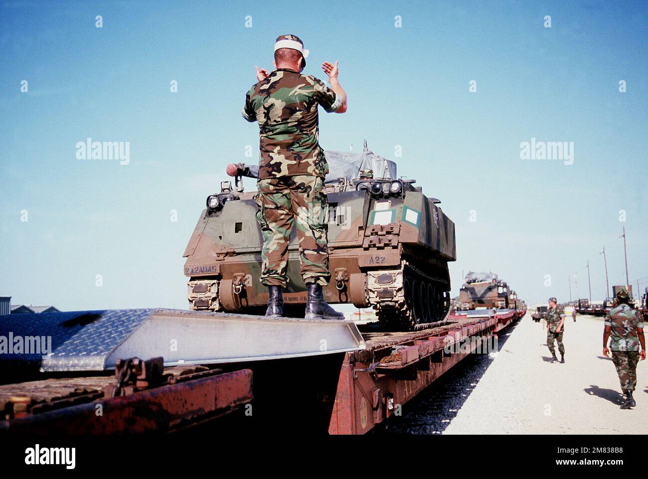 A left side view of an M901 improved tube-launched, optically-tracked ...