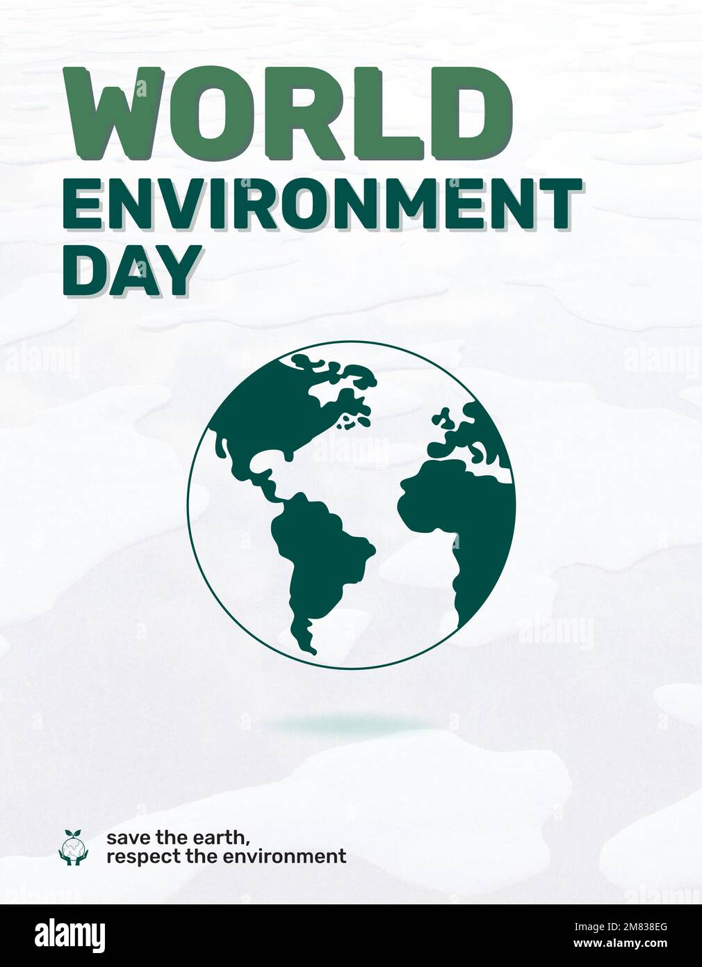 World environment day vector flyer editable template Stock Vector Image ...