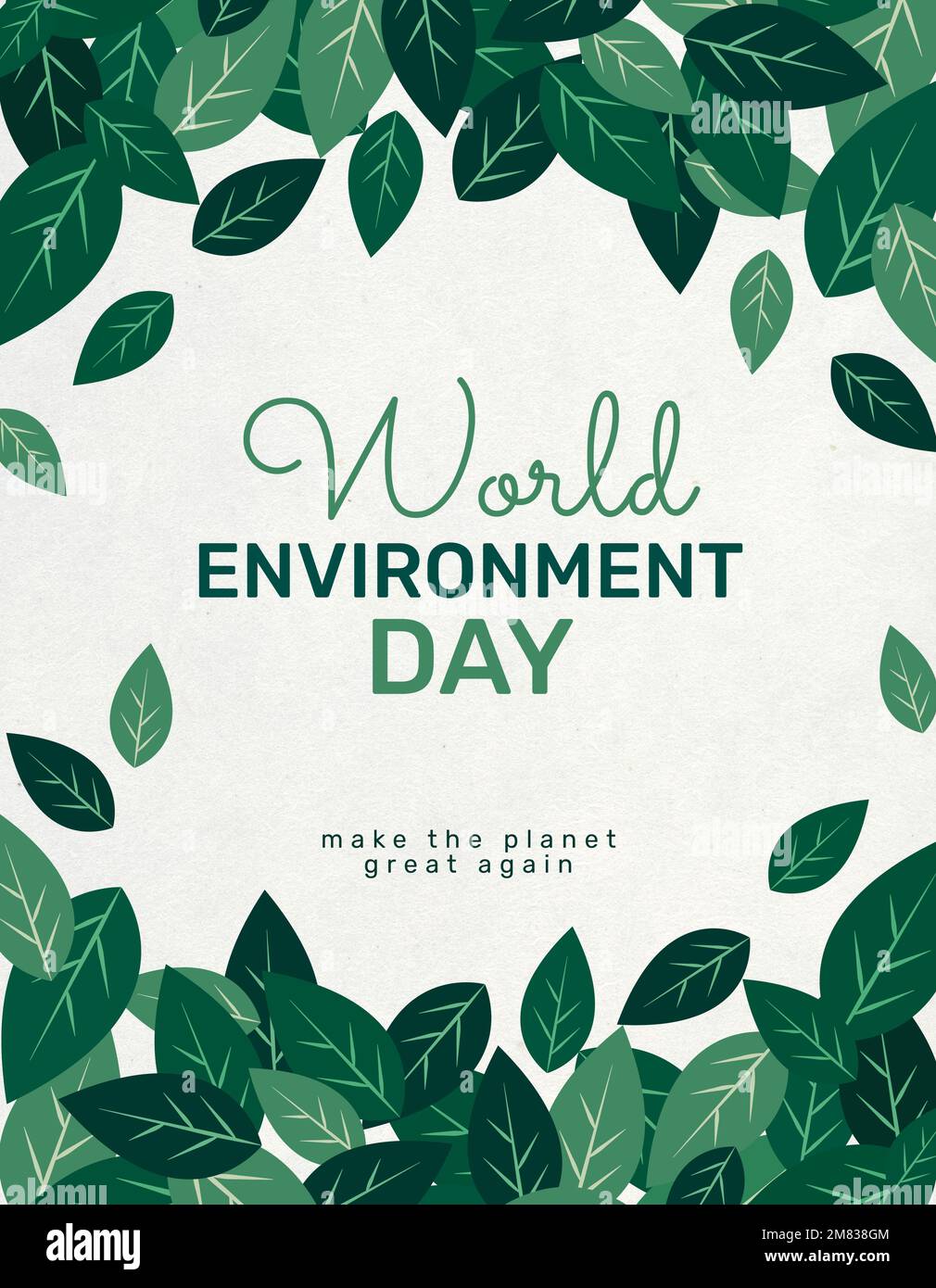 World environment day vector flyer editable template Stock Vector Image ...
