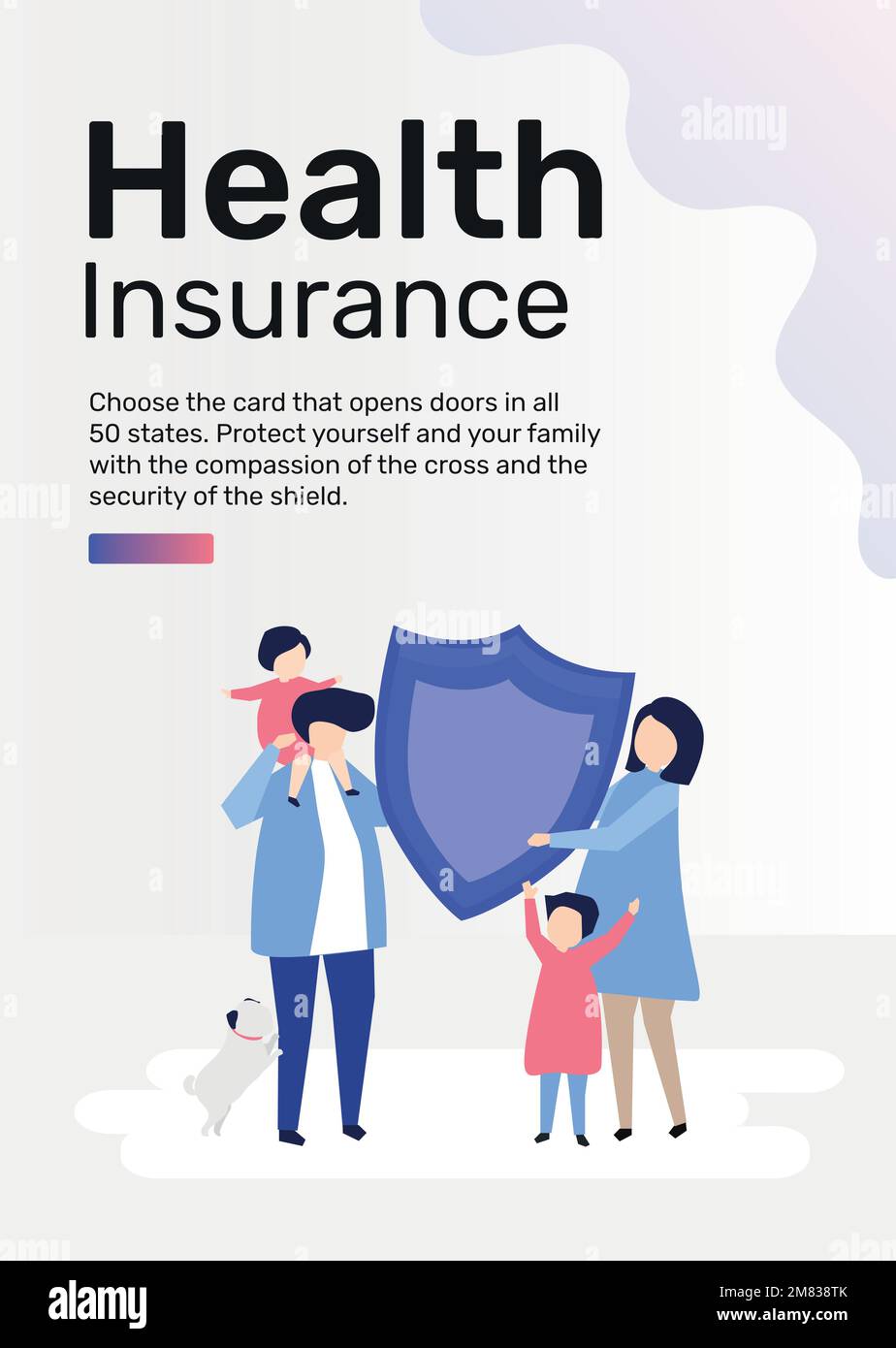 Health insurance template vector for poster Stock Vector Image & Art ...