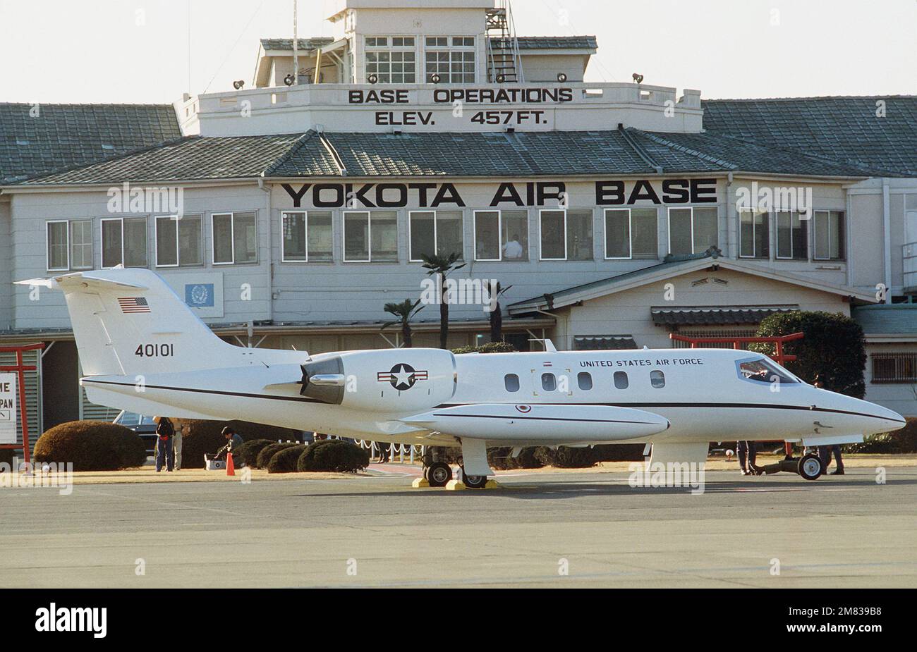 The C-21 aircraft arrives at the base becoming part of the 1403rd ...