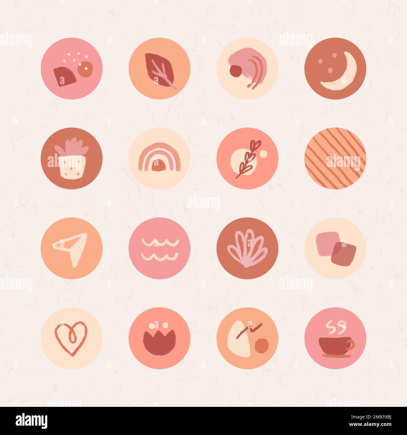 Instagram story highlights icons set vector Stock Vector Image & Art ...