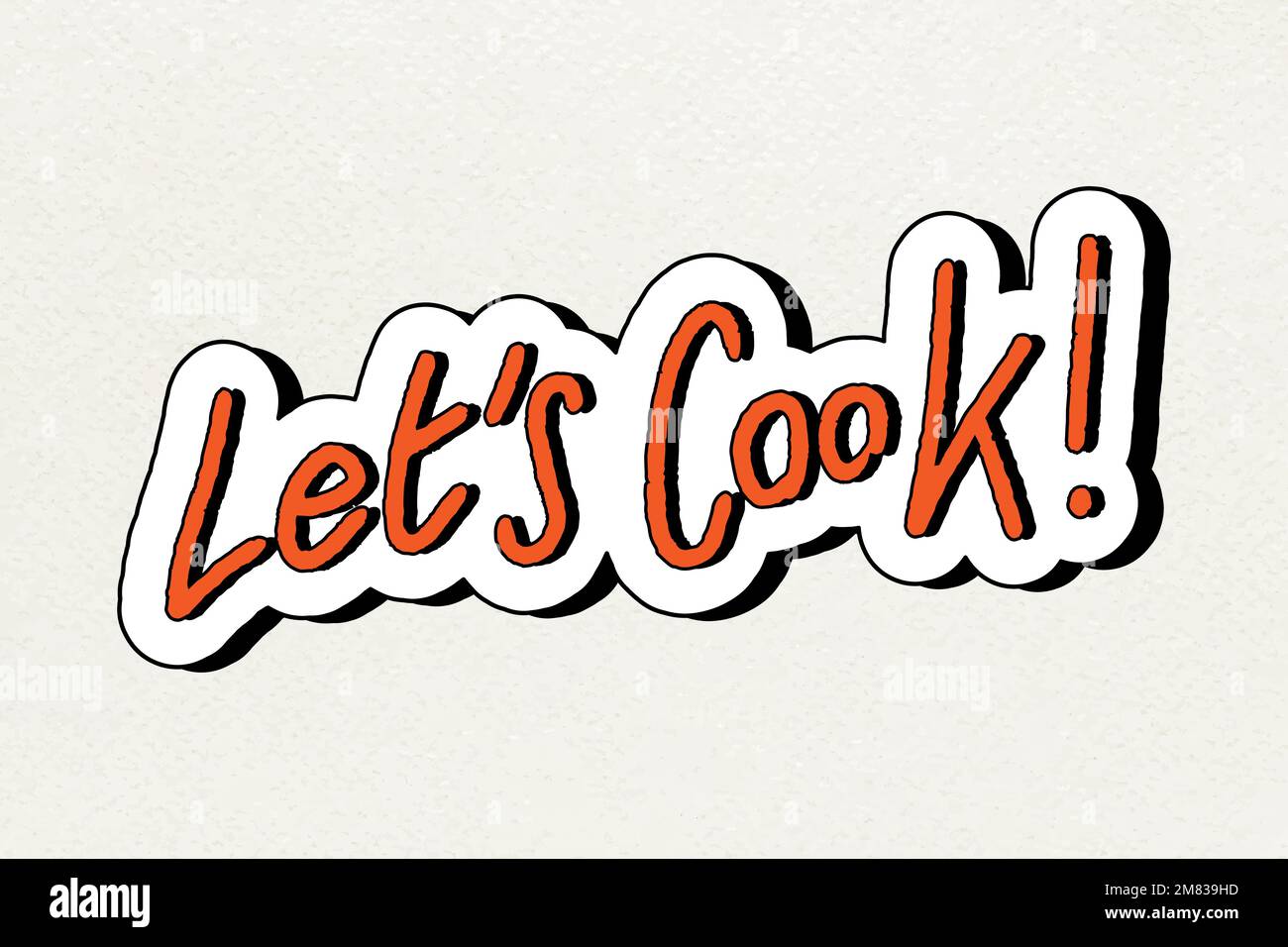 Lets cook Stock Vector Images - Alamy