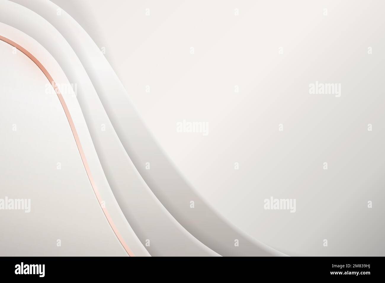 White abstract wavy background vector Stock Vector Image & Art - Alamy