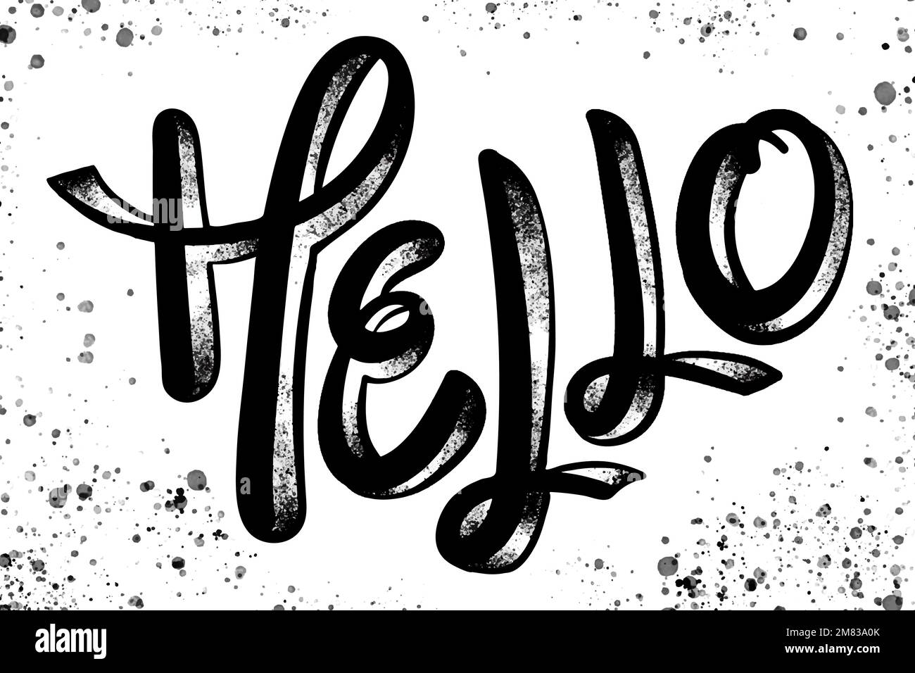 Hello greeting Stock Vector Images - Alamy