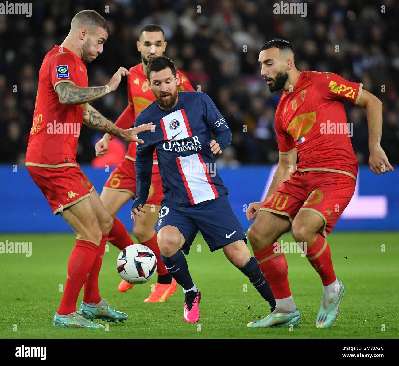 Lionel Messi of PSG during the Ligue 1 Uber Eats match Paris Saint ...