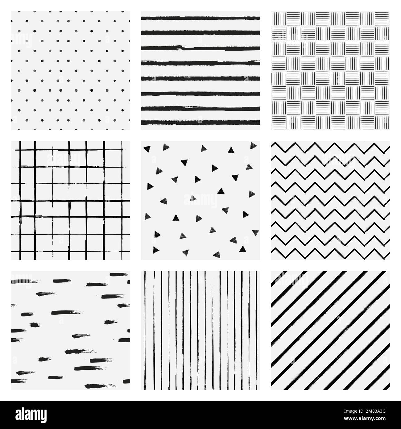 Monotone patterns Stock Vector Images - Alamy