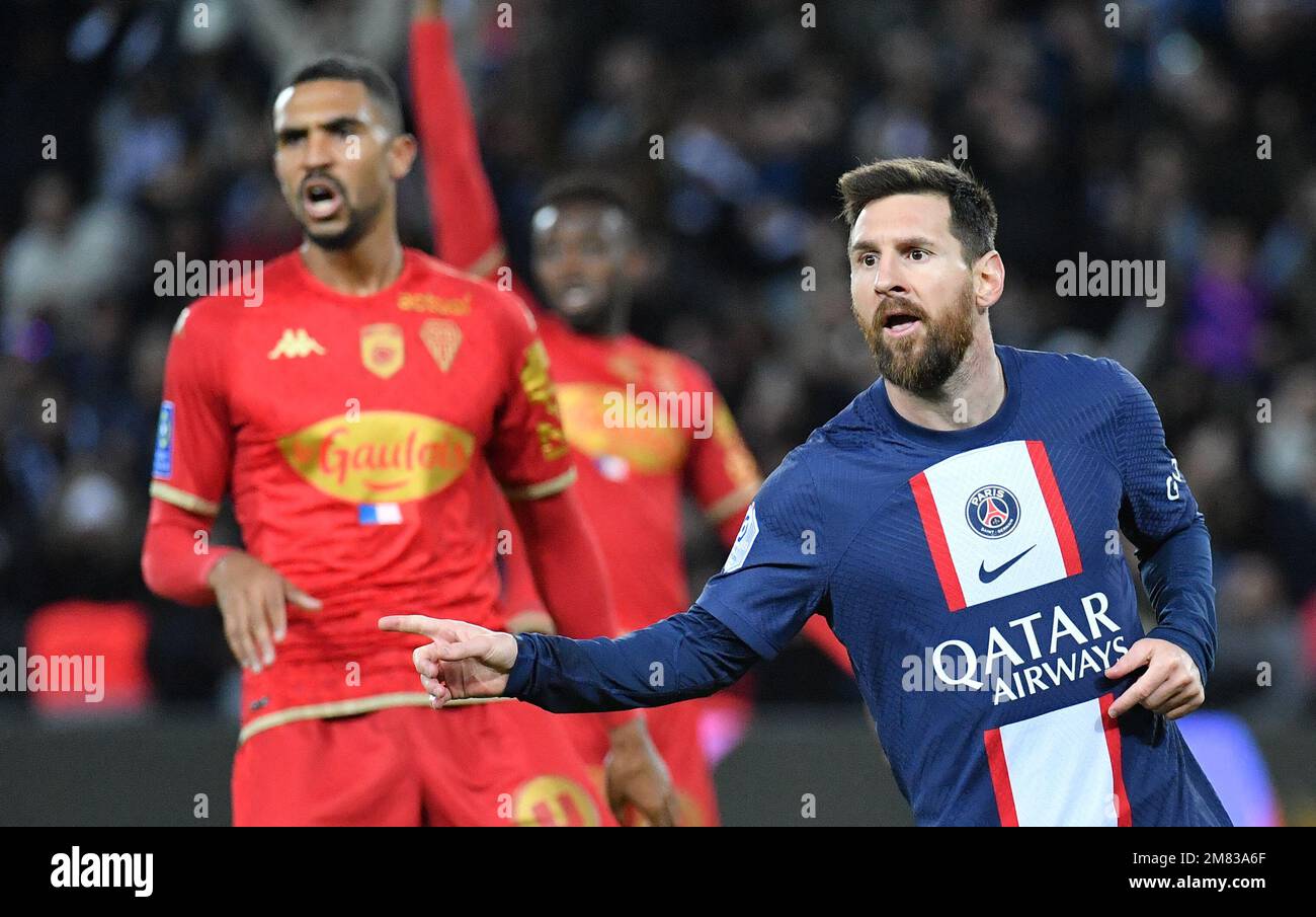 Lionel Messi of PSG during the Ligue 1 Uber Eats match Paris Saint ...