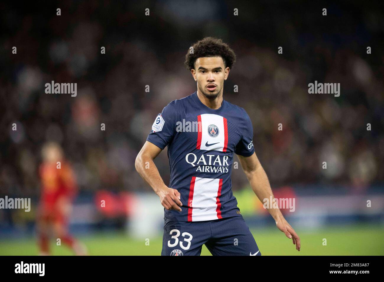 Zaire-Emery Warren during the French L1 football match between Paris ...