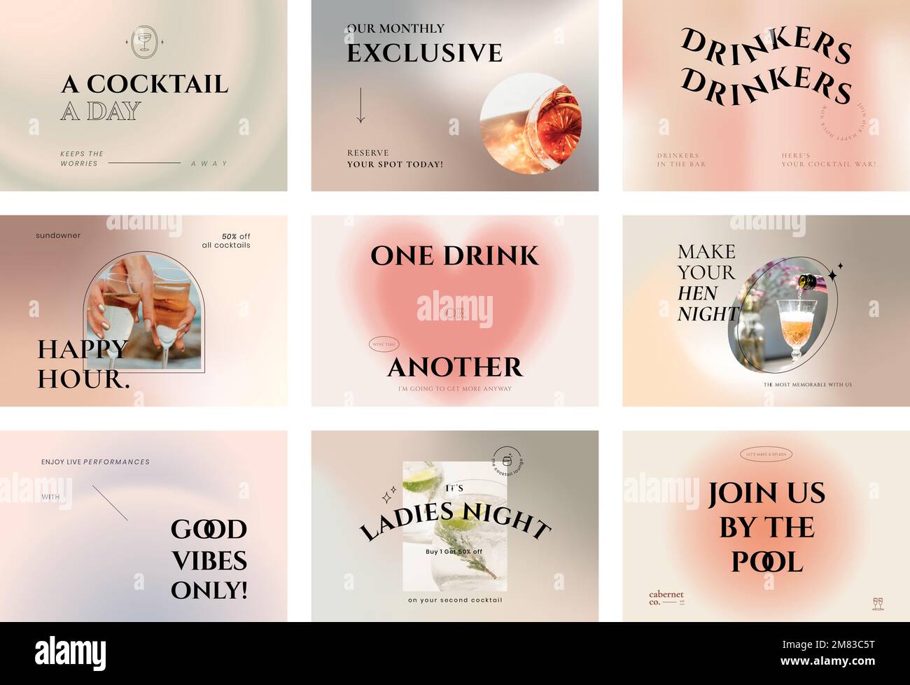 Lounge campaign banner template vector set Stock Vector Image & Art - Alamy