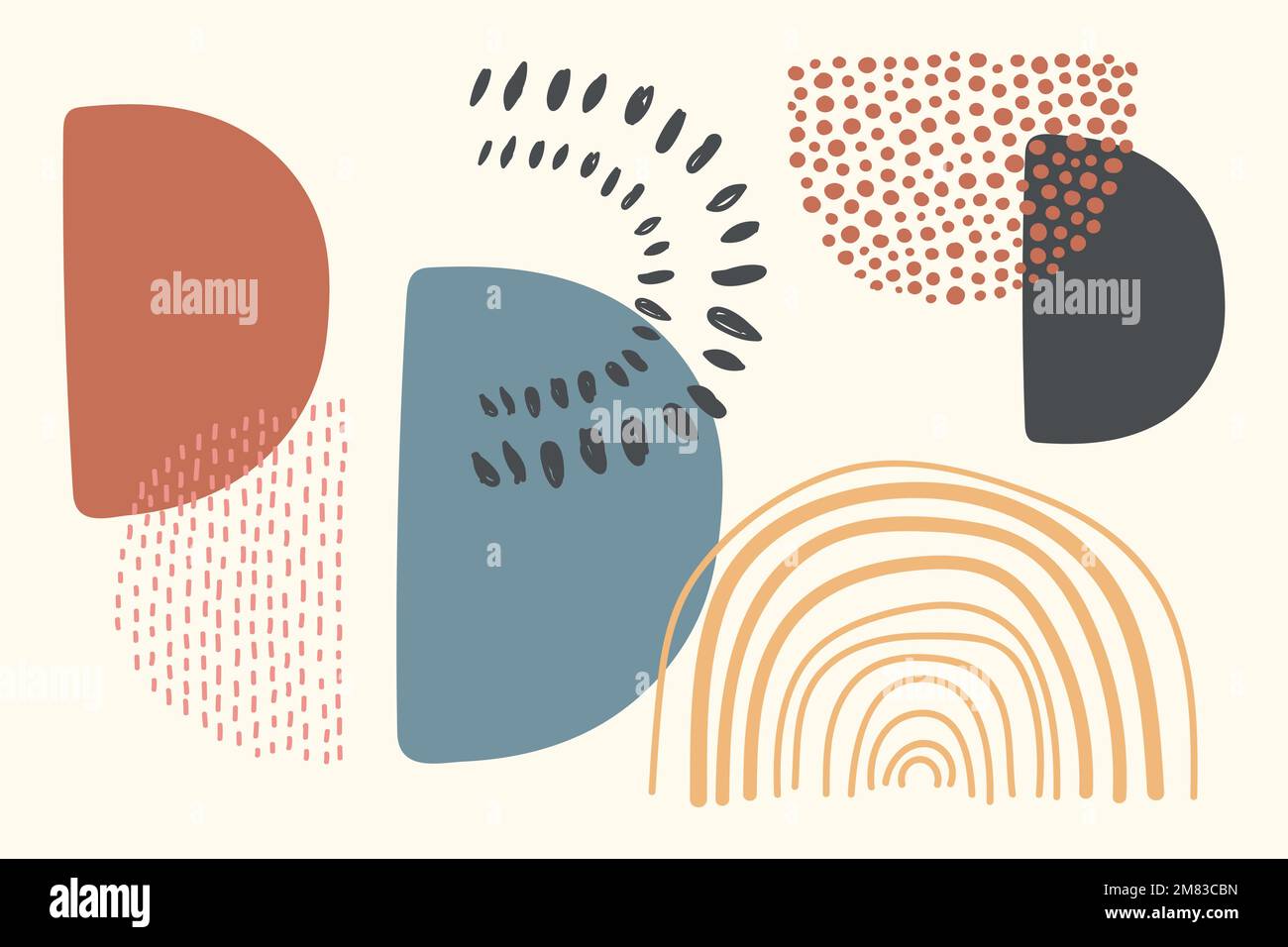 Earth tone landscape Stock Vector Images - Alamy