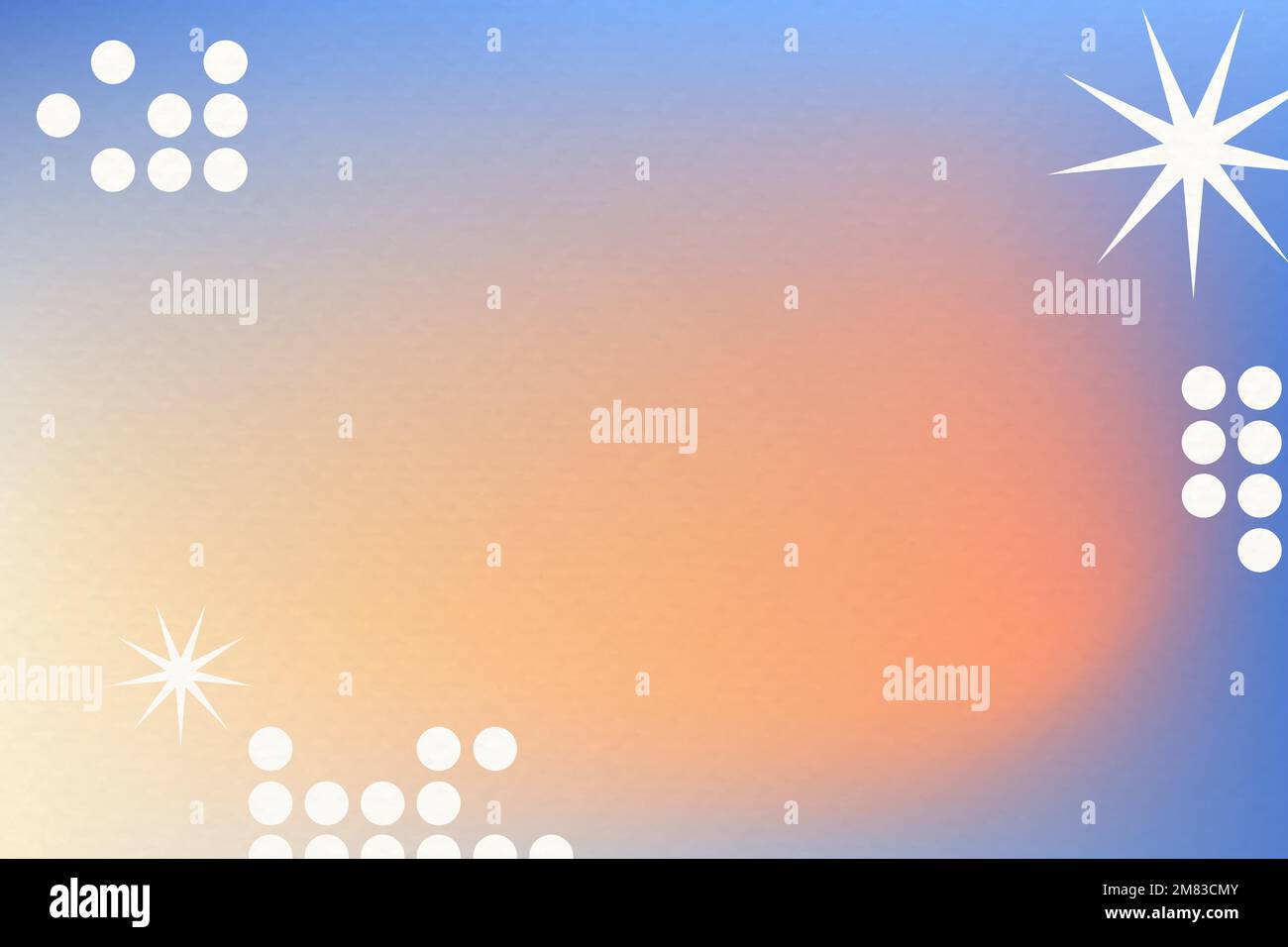 Orange gradient background vector in abstract memphis style with funky ...