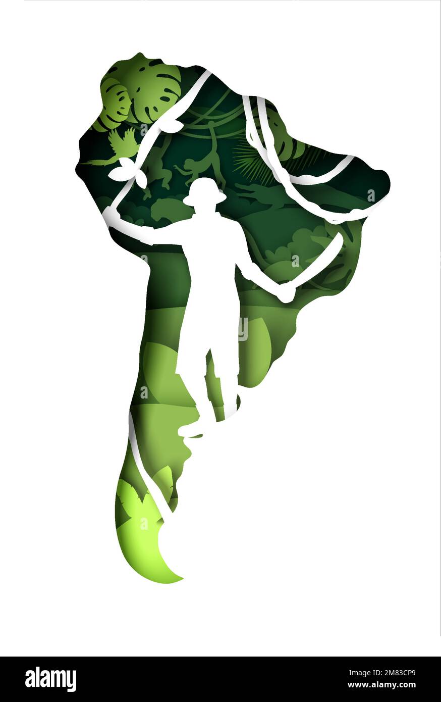 Map of brazil rainforest hi-res stock photography and images - Alamy