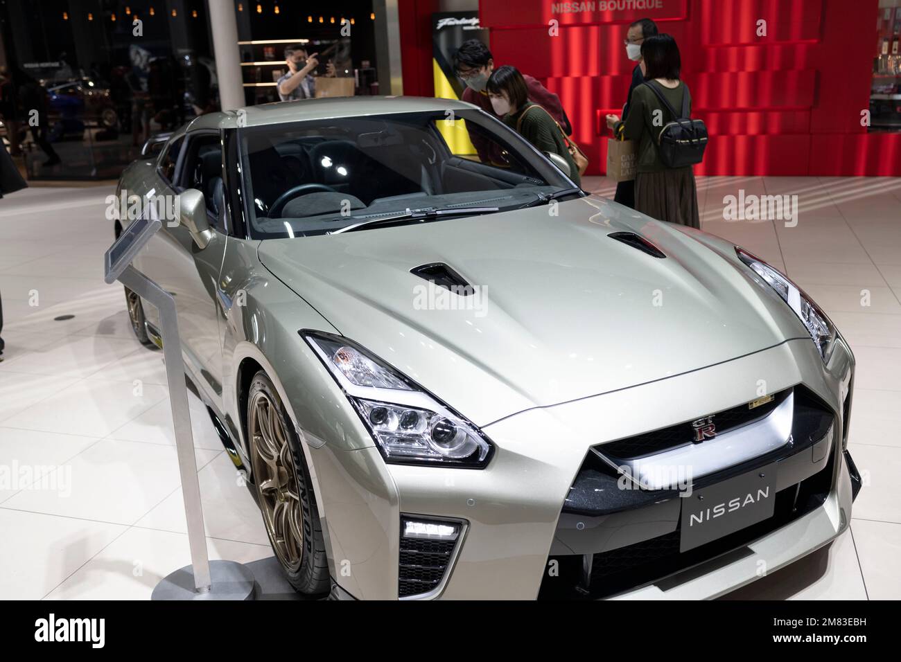 Yokohama, Kanagawa, Japan. 5th Nov, 2022. Modern and future Nissan cars on display at the Nissan ...