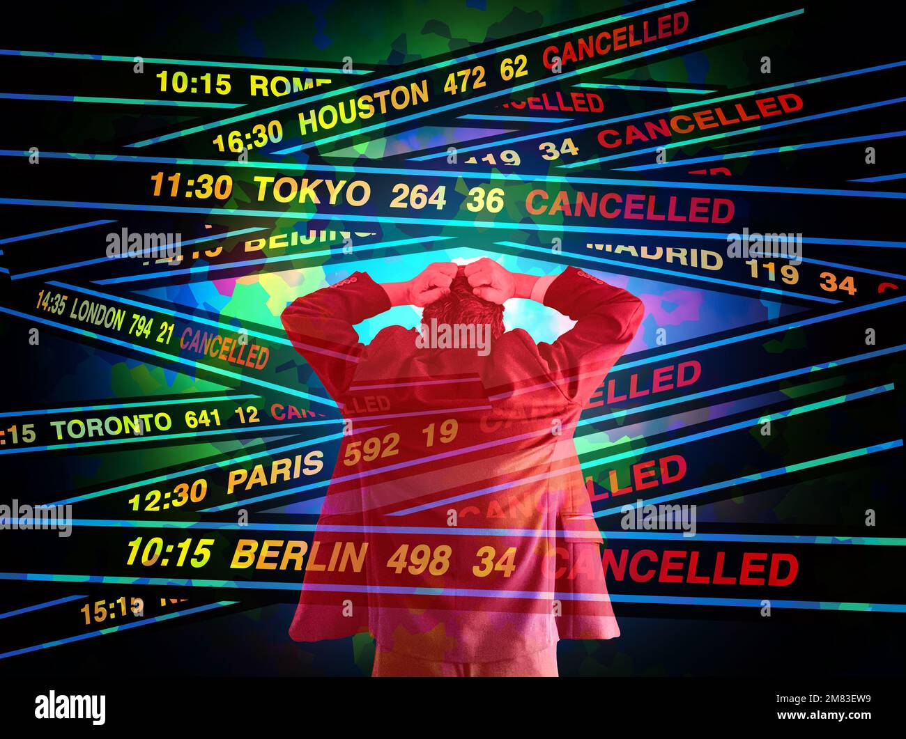 Flight cancelled hi-res stock photography and images - Alamy